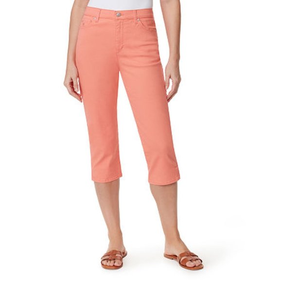 Gloria Vanderbilt | Jeans | Gloria Vanderbilt Womens Classic Rise Amanda Capris 8 Petite Peach ...
